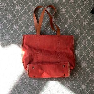 Jack Rogers | Bags | Redorange Structured Jack Rogers Bag | Poshmark